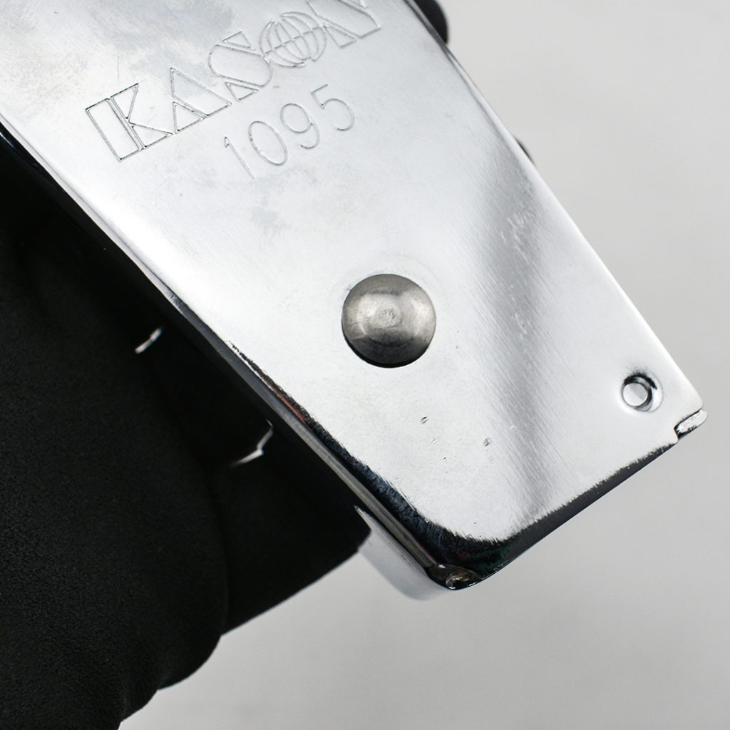 KASON 1095 POLISHED CHROME SPRING-LOADED CLOSER WITH 1094 ADJUSTABLE ...