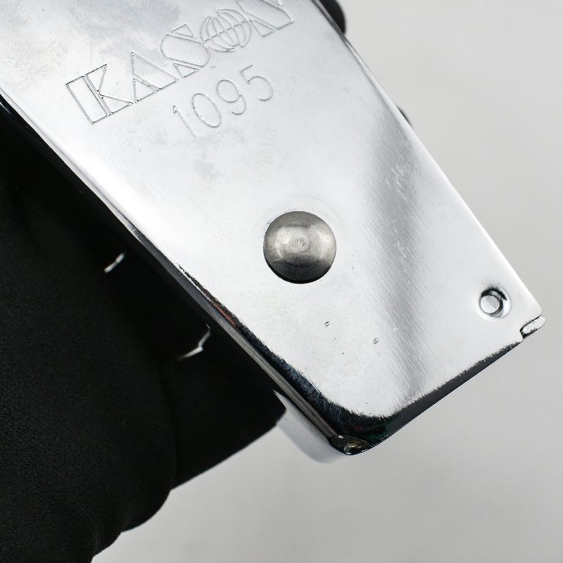 KASON 1095 POLISHED CHROME SPRING-LOADED WALK-IN DOOR CLOSER, 1094 WIDE ...