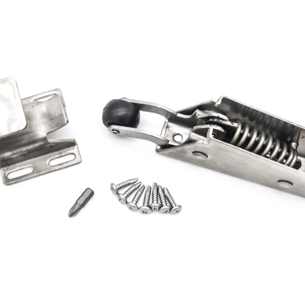 KASON 1095 STAINLESS STEEL CLOSER WITH 1094 ADJUSTABLE STAINLESS STEEL ...