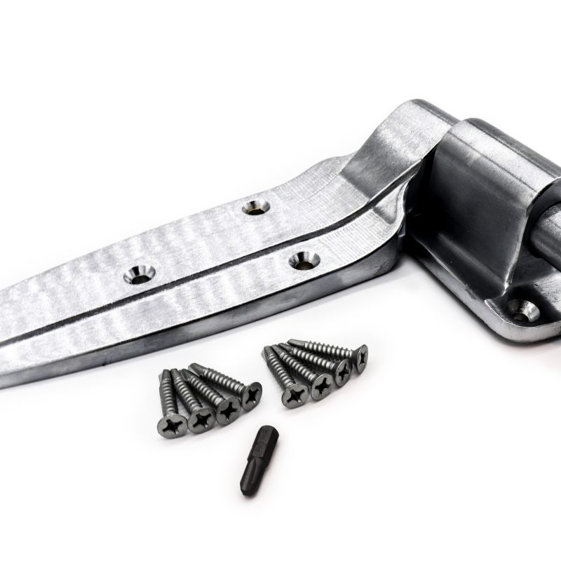 KASON 1248 BRUSHED CHROME SPRING-LOADED HINGE, FLUSH, 1 CT, WITH ...