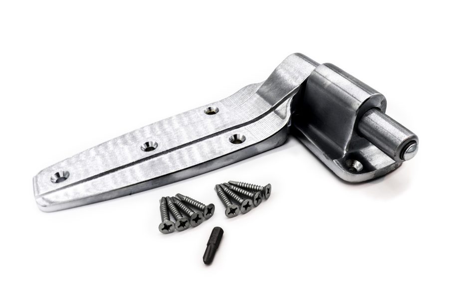 KASON 1248 BRUSHED CHROME SPRING-LOADED HINGE, FLUSH, 1 CT, WITH ...