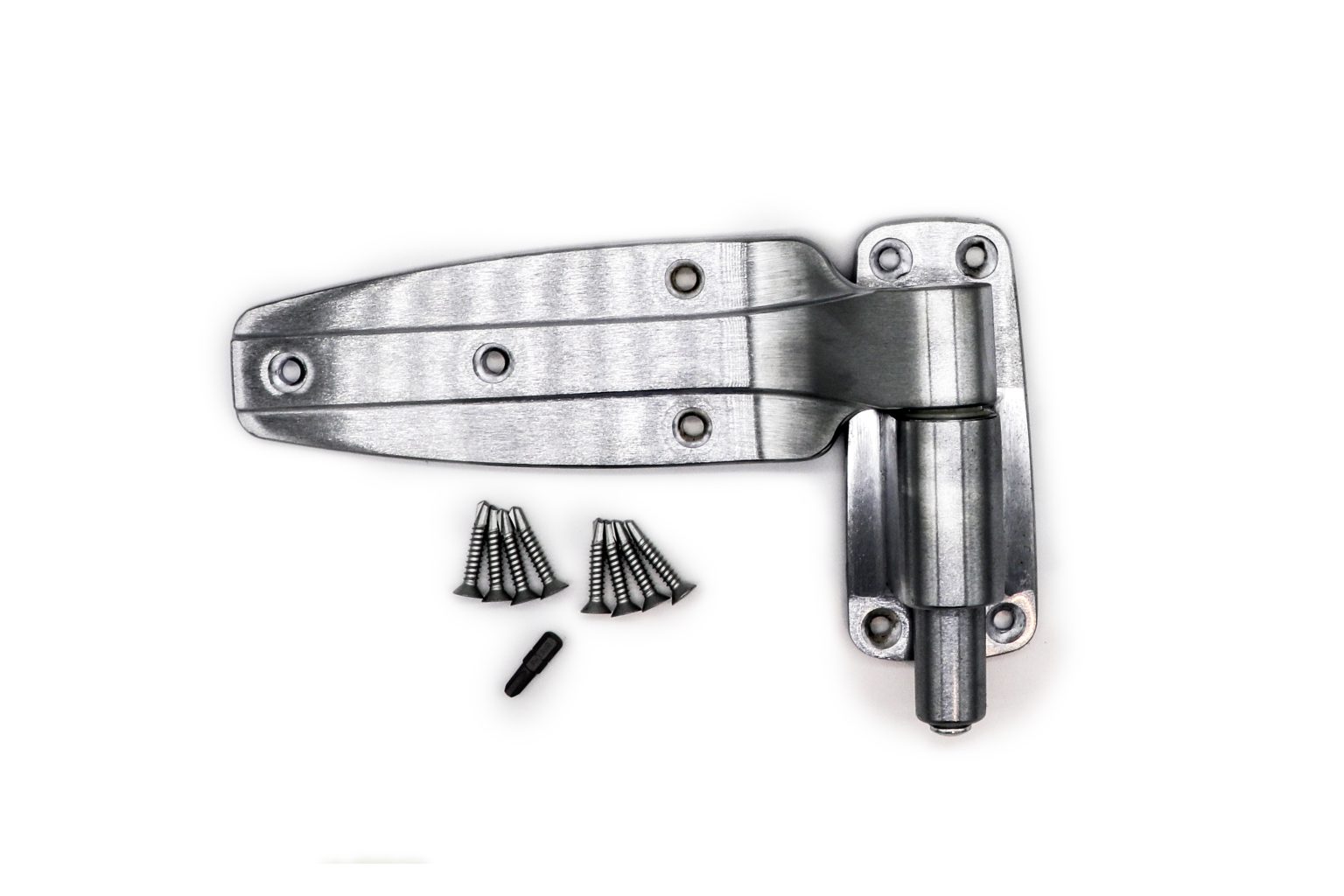 KASON 1248 BRUSHED CHROME SPRING-LOADED HINGE, FLUSH, 1 CT, WITH ...