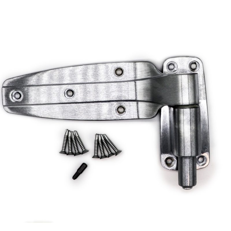 KASON 1248 BRUSHED CHROME SPRING-LOADED HINGE, FLUSH, 1 CT, WITH ...