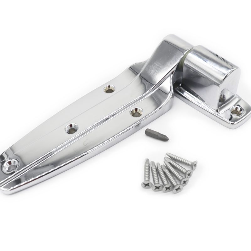 KASON 1245 POLISHED CHROME REVERSIBLE CAM-RISE HINGE, FLUSH WITH ...