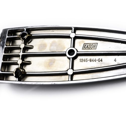 KASON 1245 POLISHED CHROME REVERSIBLE CAM-RISE HINGE, FLUSH WITH ...