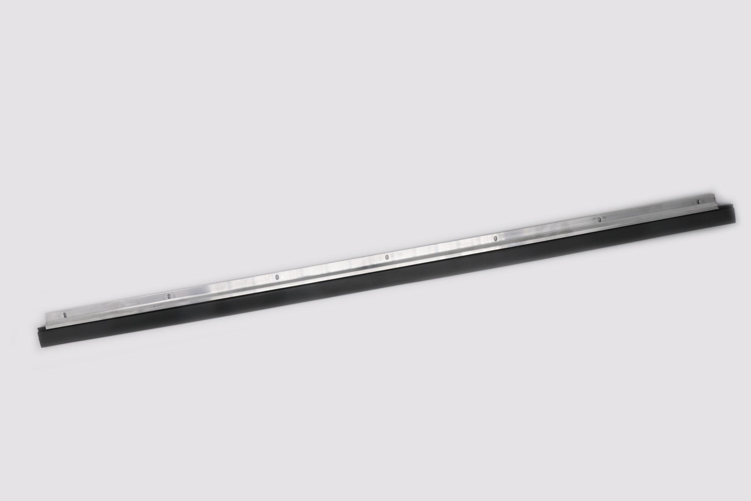 ALUMINUM AND VINYL DOOR SWEEP, 3' WITH HARDWARE KIT | Walkincoolerparts.com