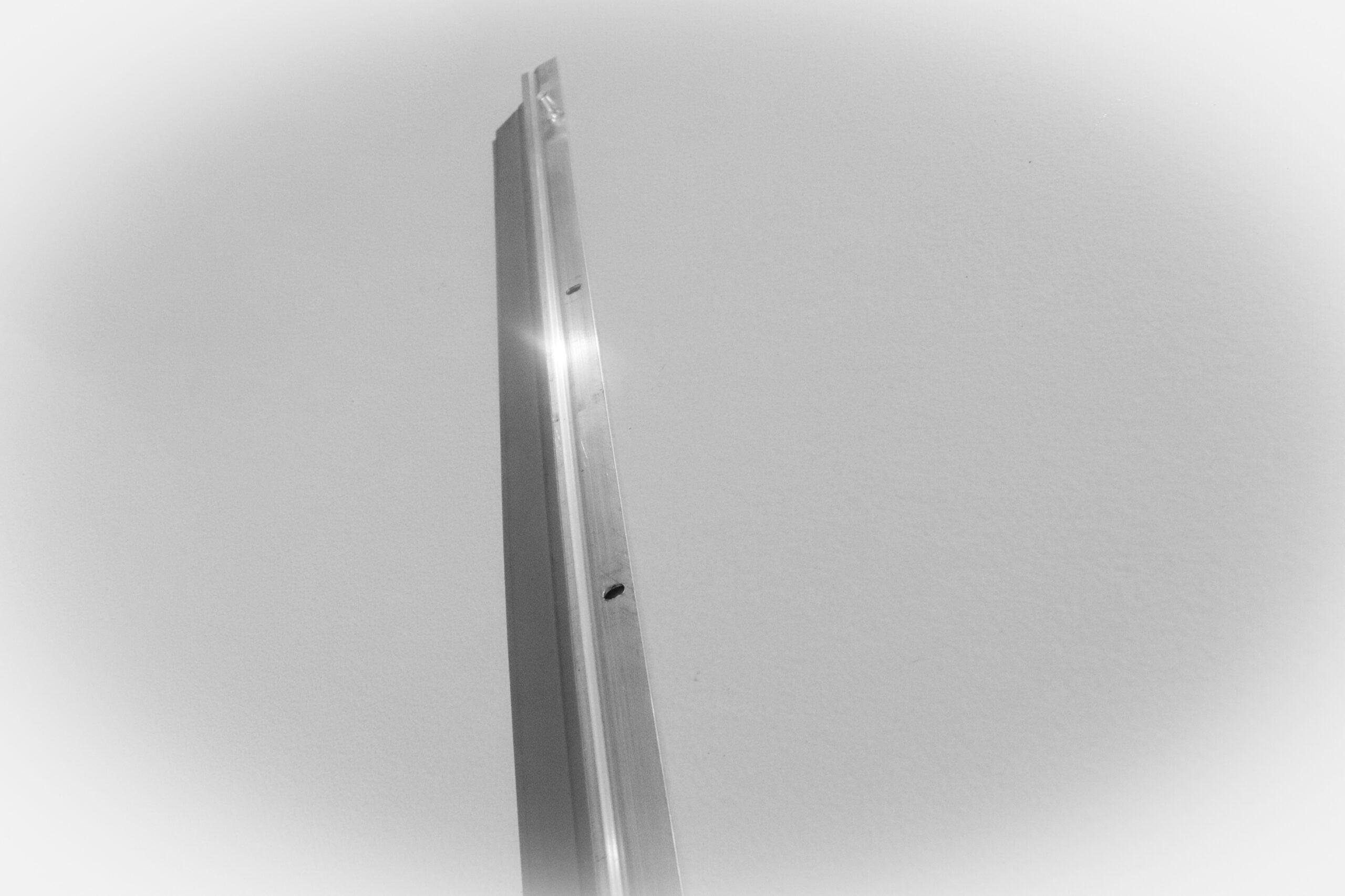 ALUMINUM AND VINYL DOOR SWEEP, 6' WITH HARDWARE KIT | Walkincoolerparts.com