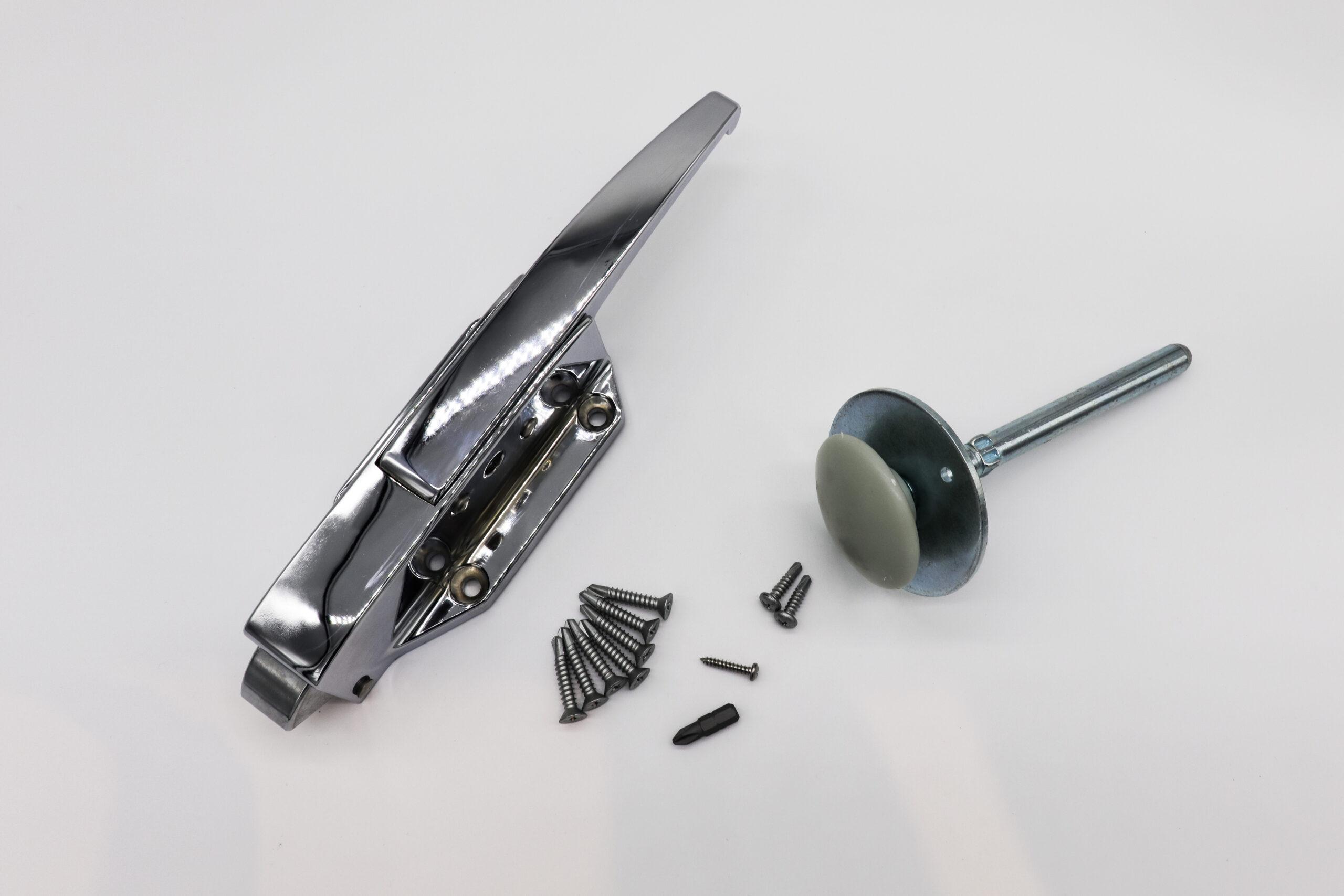 Kason 0058 Latch Kit with 0059 Roller Strike, 1 3/4" - 2 1/2" Offset