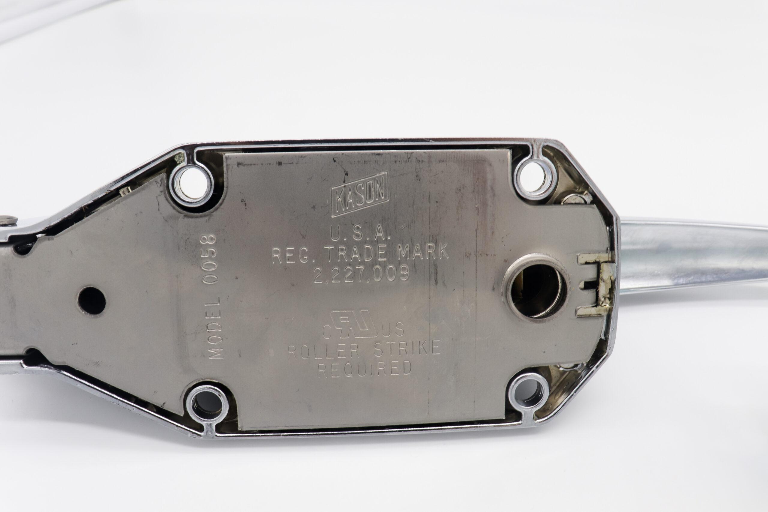 Kason 0058 Latch Kit with 0059 Roller Strike, 1 3/4" - 2 1/2" Offset