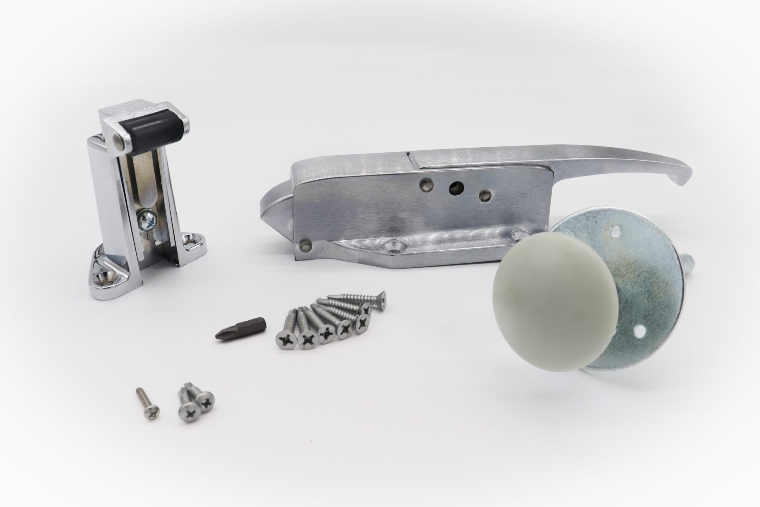 Kason 0058 Latch Kit with 0059 Roller Strike, 1/8" - 1/4" Offset