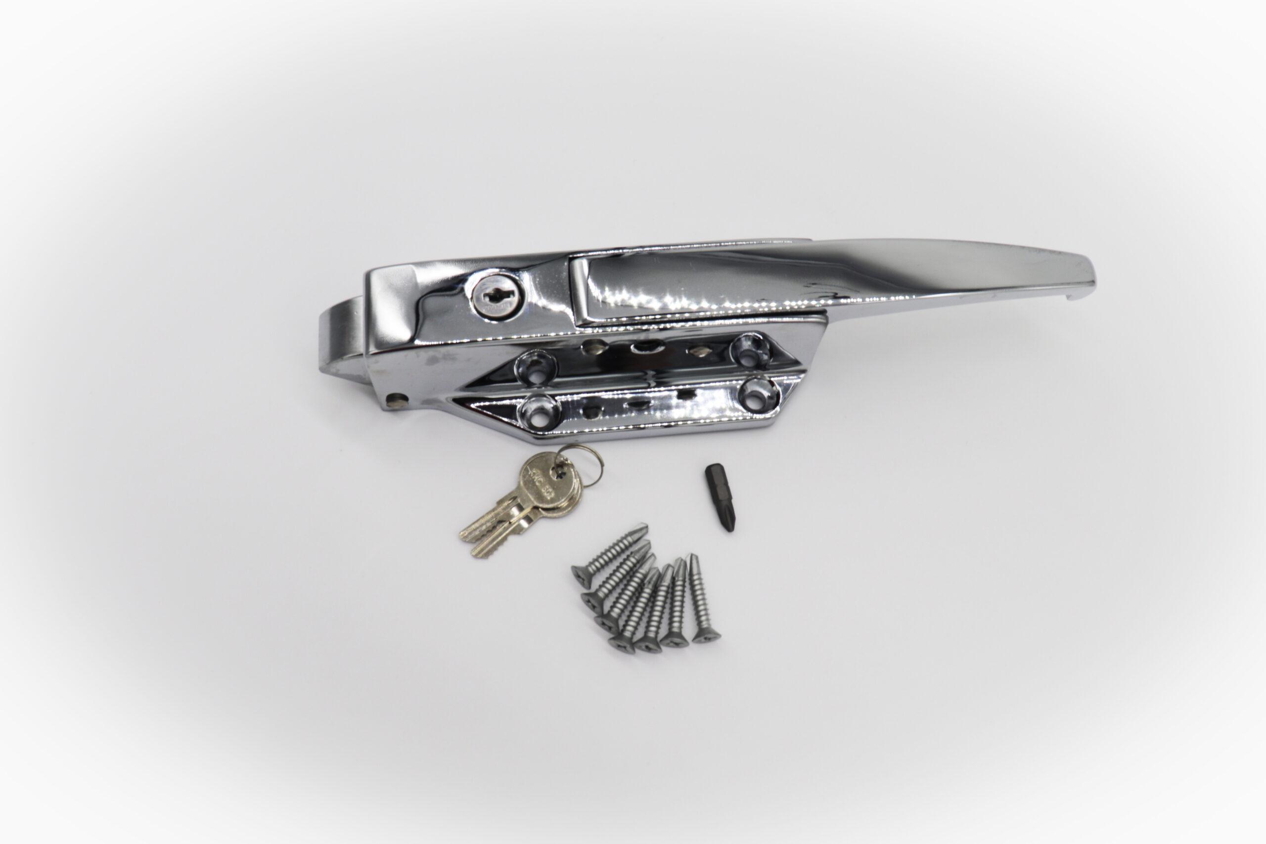 KASON 0077 POLISHED CHROME LOCKING LATCH AND HARDWARE KIT ...