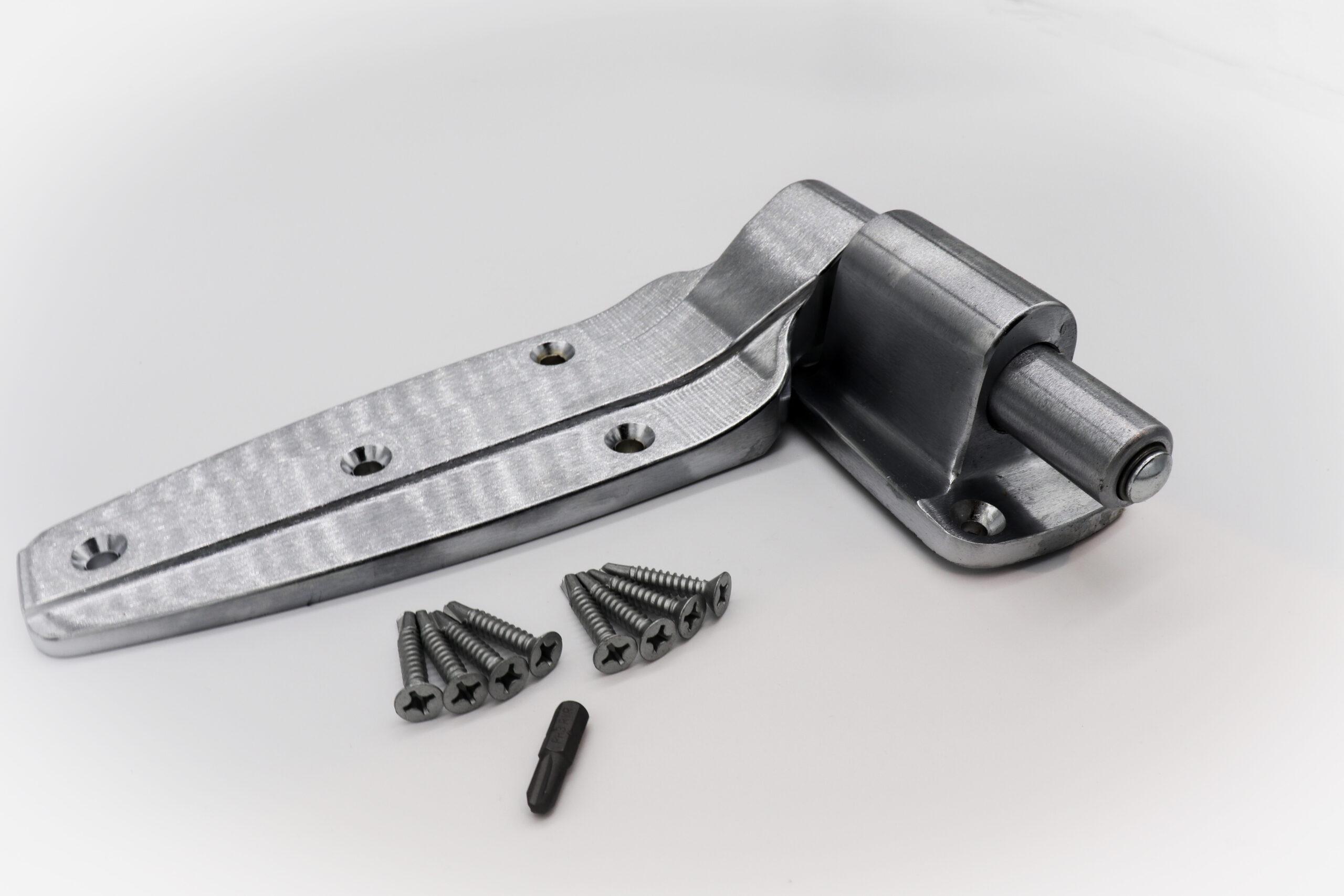 KASON 1248 BRUSHED CHROME SPRING-LOADED HINGE, FLUSH, 1 CT, WITH ...