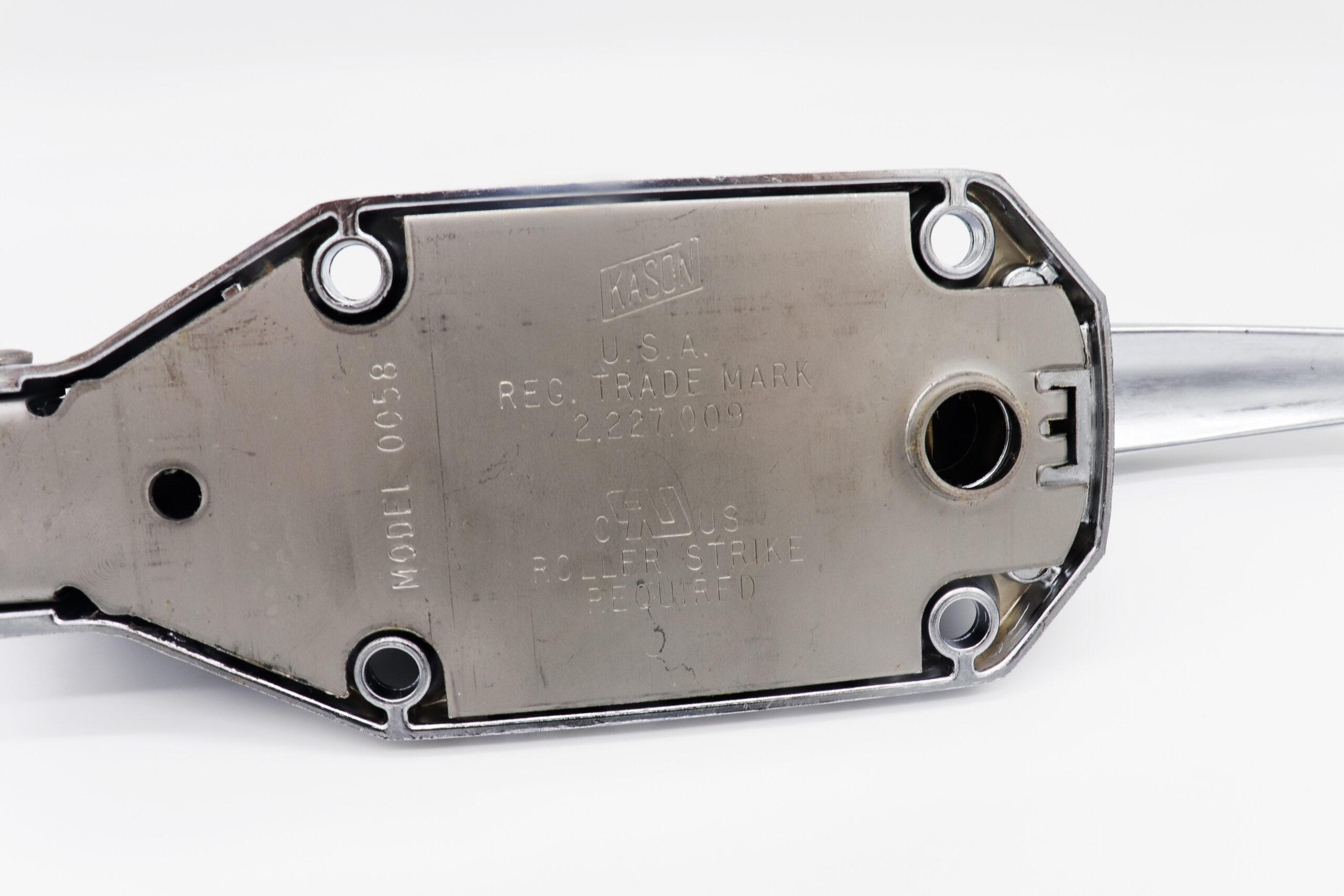 Kason 0058 Latch Kit with 0059 Roller Strike, 1/8" - 1/4" Offset