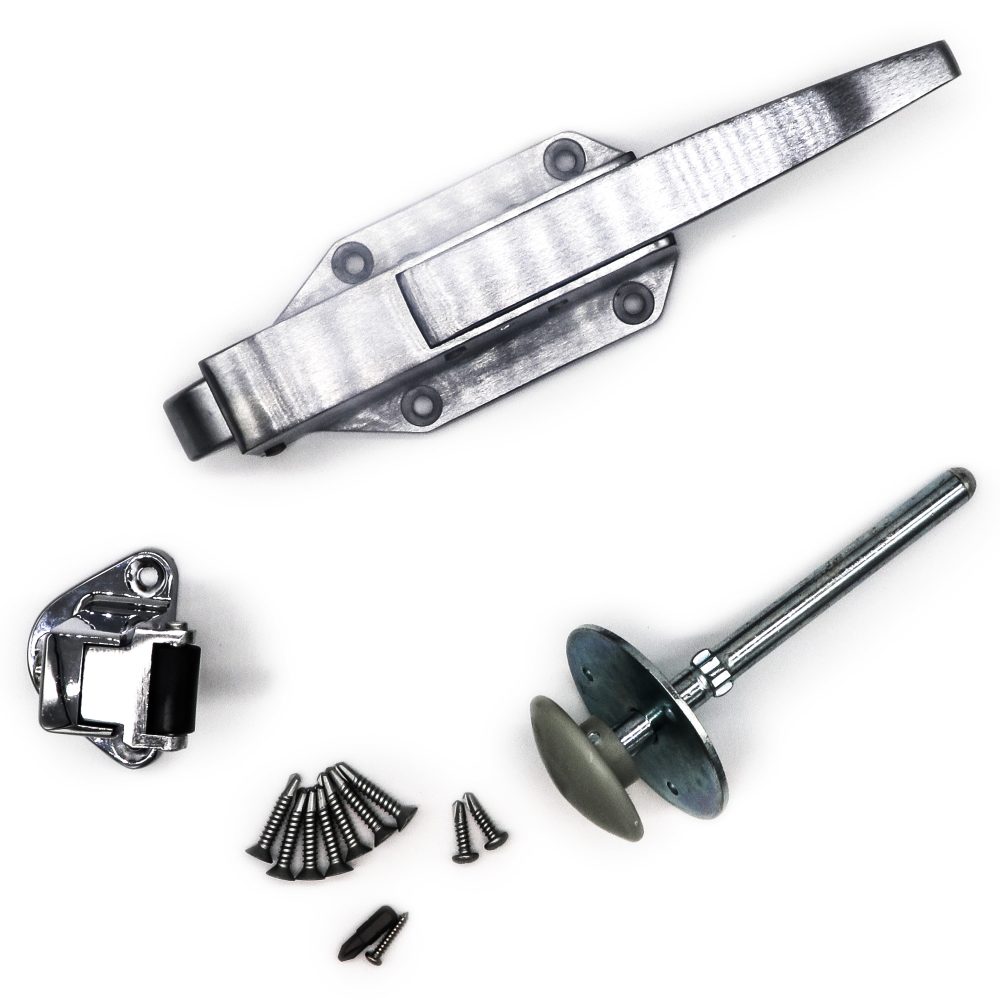 Kason 0058 Latch Kit with 0059 Roller Strike, 3/4" - 1 5/8" Offset