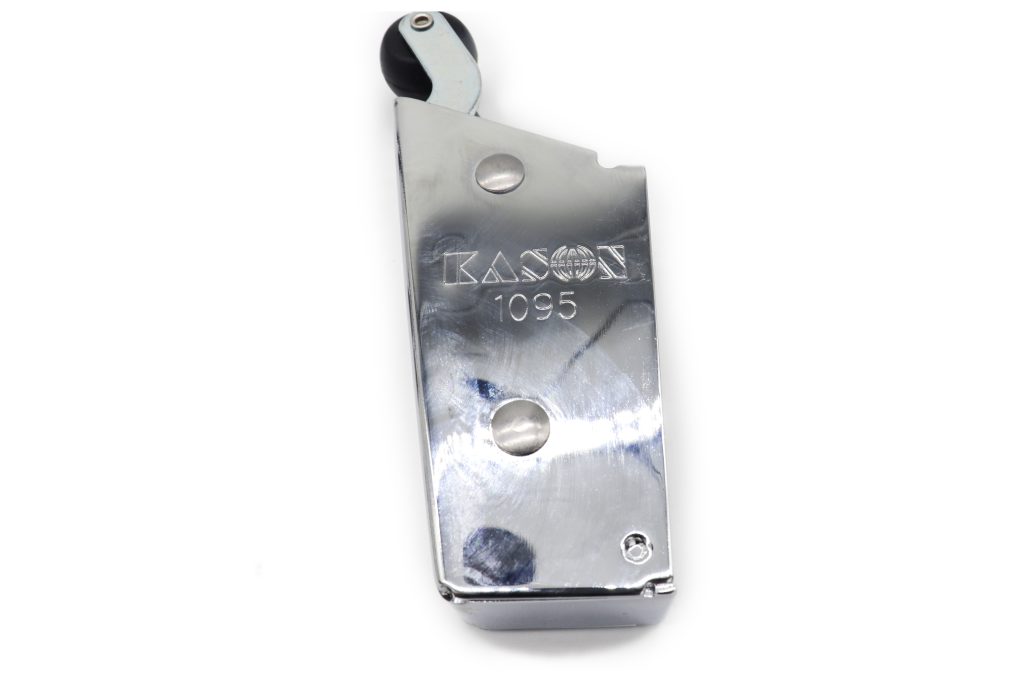 KASON 1095 POLISHED CHROME SPRING-LOADED CLOSER WITH 1094 ADJUSTABLE ...