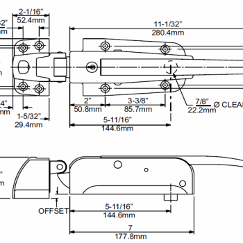 DOOR LATCH - Kason 56 Safeguard